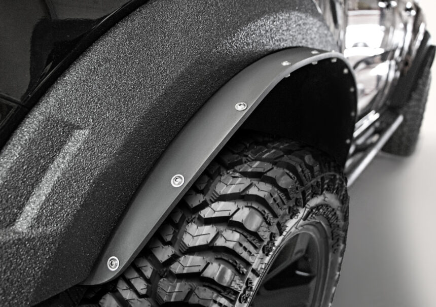 Set of rubber wheel arch extensions - X-Works