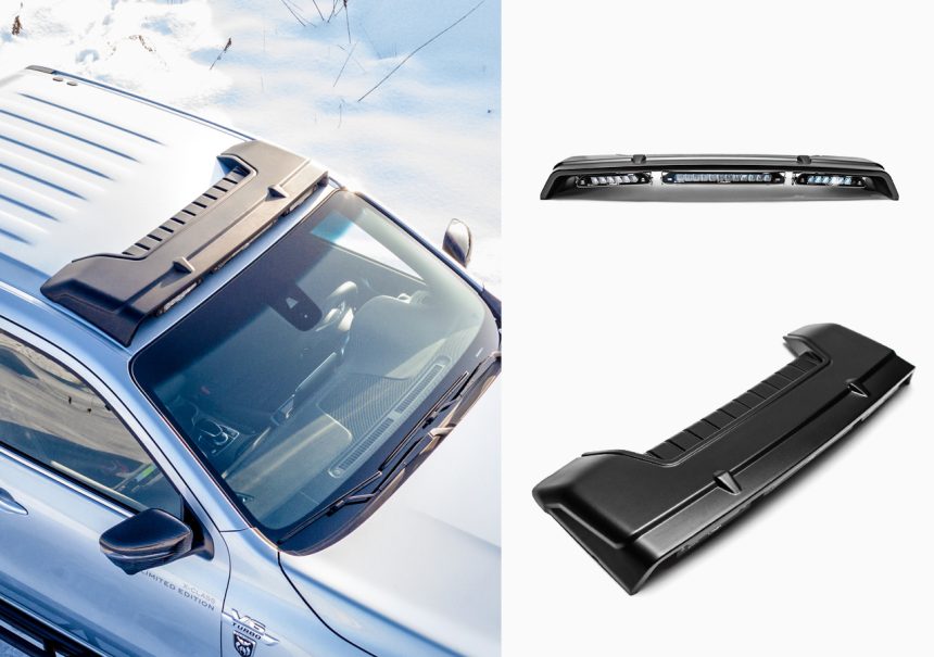Pickup Design Roof light cover with Lazer lamps -Mercedes-Benz X-Class ...
