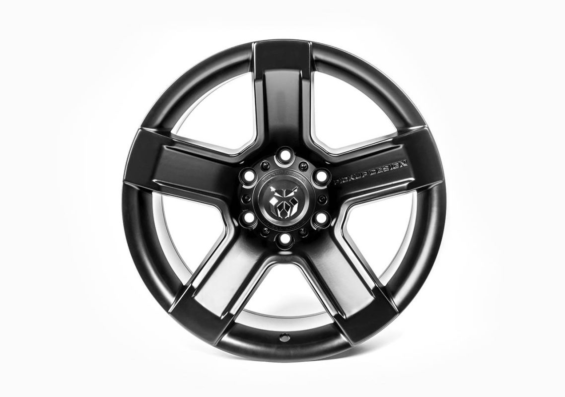 Pickup Design 18×9 6/114.3 ET-12 CB 66.1 Satin Black rim - X-Works